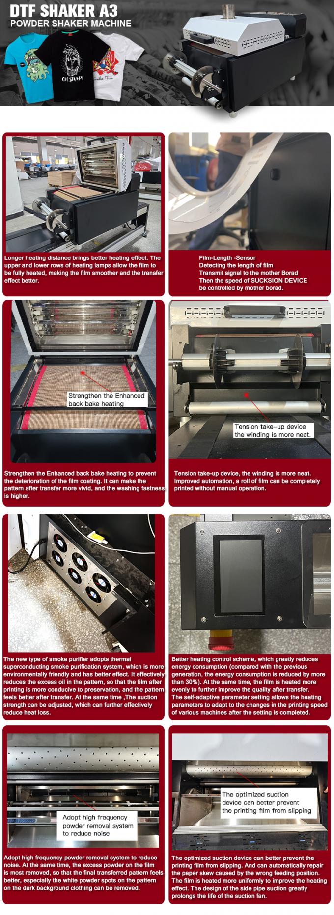 A3 Printer Small DTF Powder Shaker Machine Electric Heating